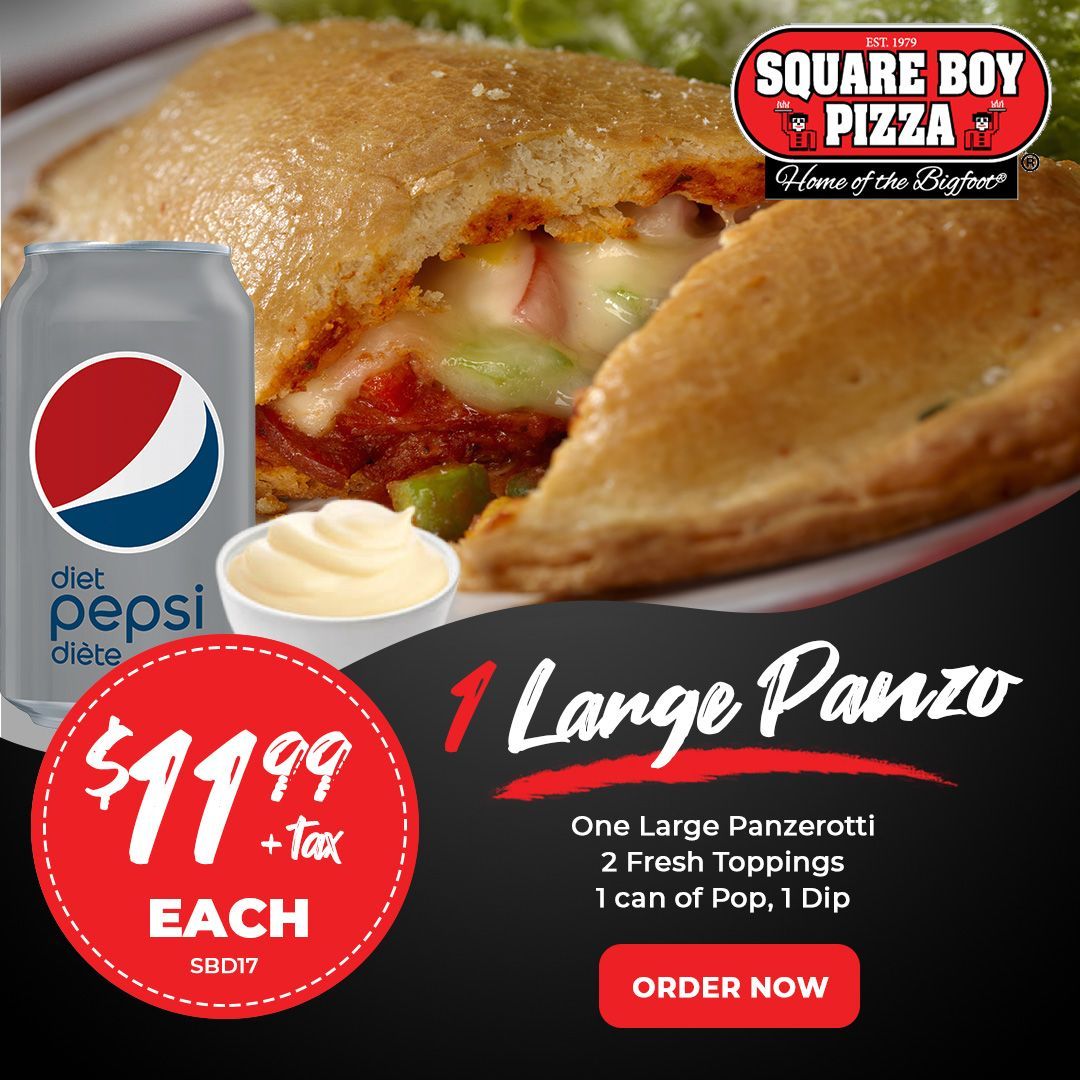 Exclusive Deals | Square Boy Pizza | Ontario Canada