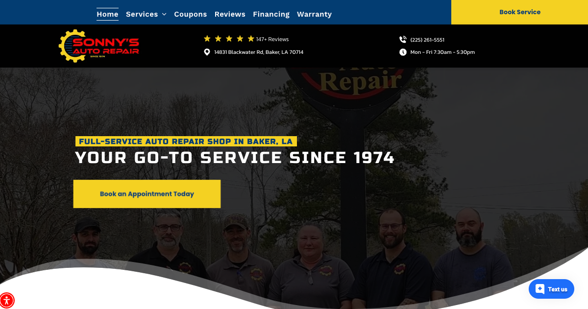 Expert Auto Services in Baker, LA | Sonny's Auto Repair
