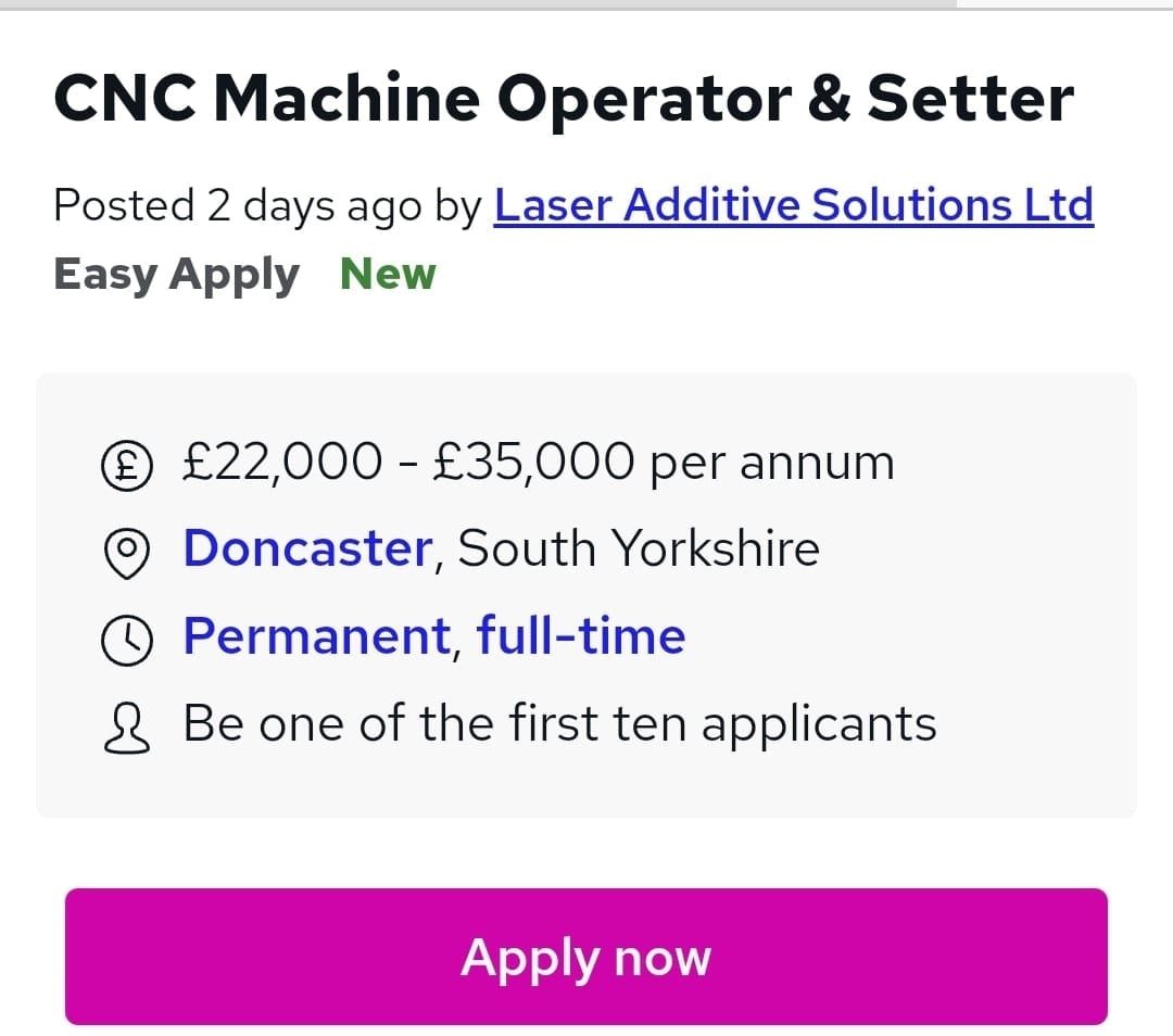 Laser Additive Solutions Ltd, specialist welding, Doncaster