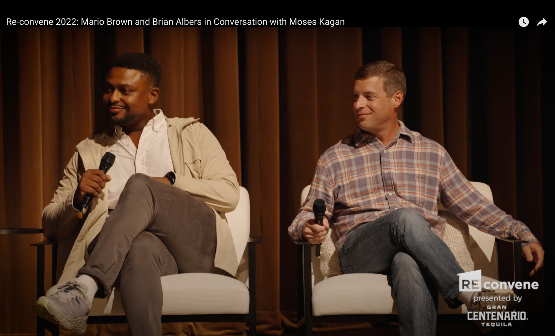 Re-convene 2022: Mario Brown and Brian Albers with Moses Kagan