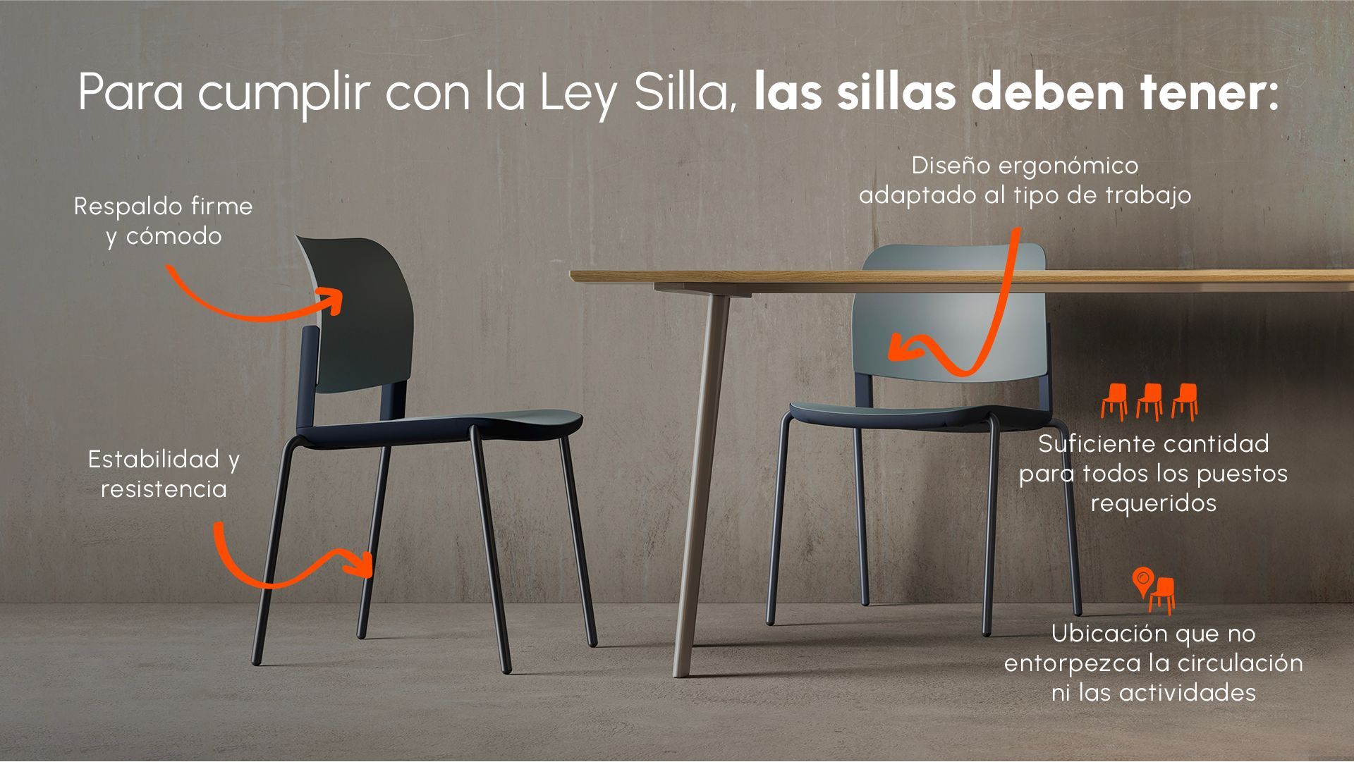 Catálogo de Sillas que Cumplen con la Ley Silla