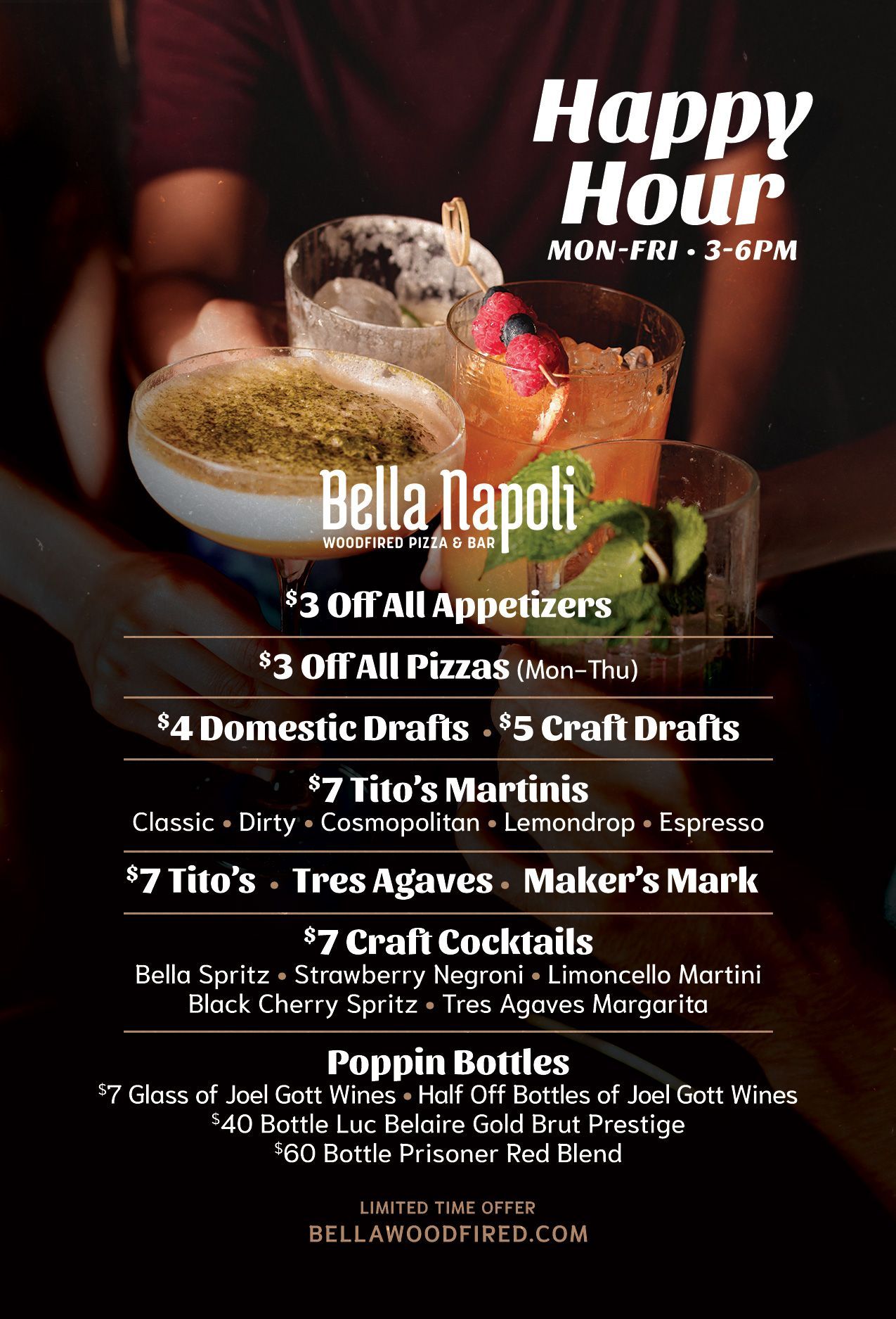 Bella Napoli - Wood Fired Pizzas & Italian Restaurant In Schaumburg, IL