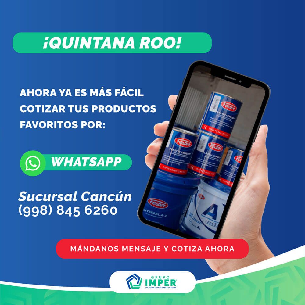 Impermeabilizante para concreto en Mérida, Yucatán GRUPO IMPER