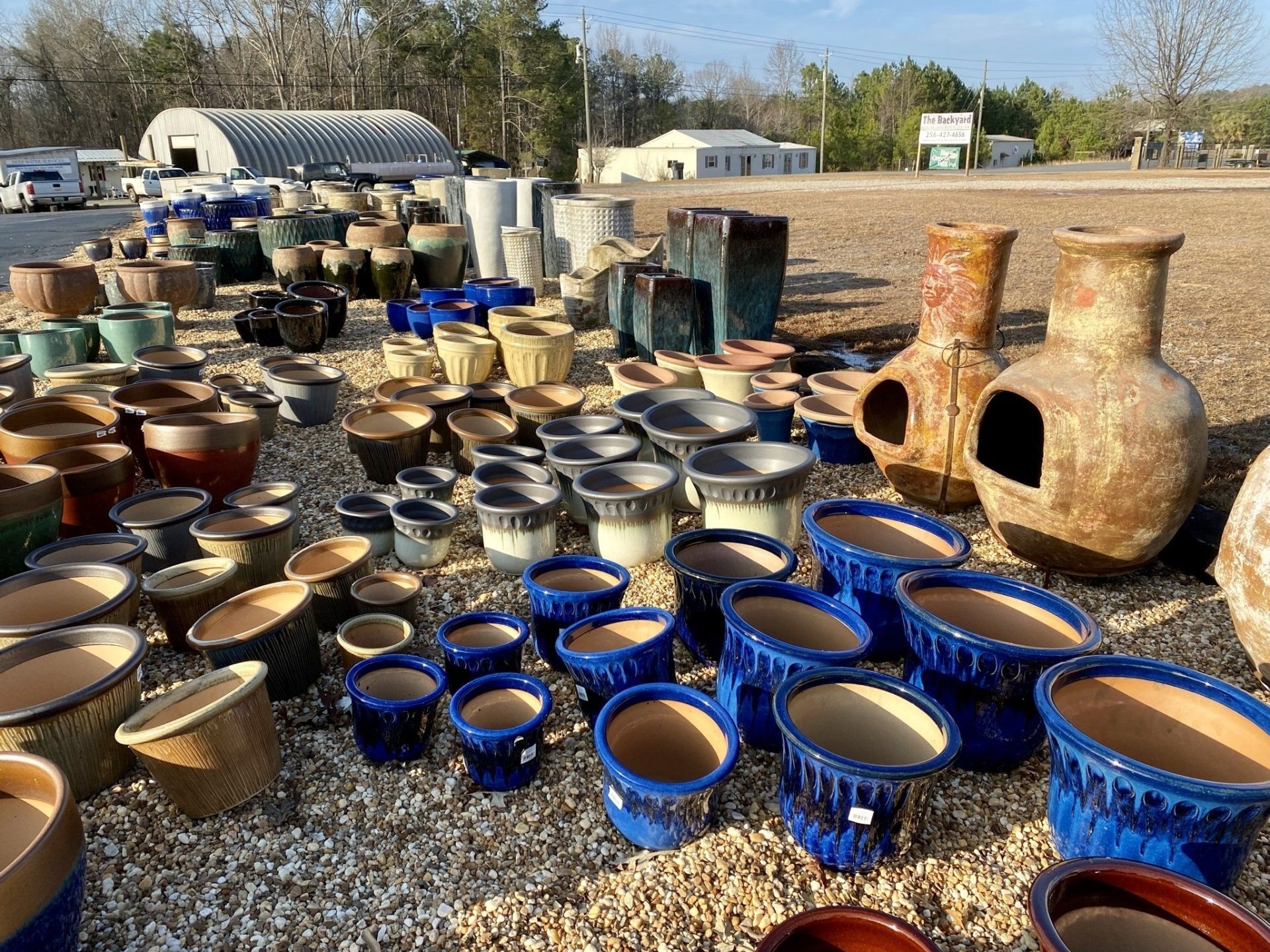 Pottery and Chimeneas | Huge Selection at The Backyard