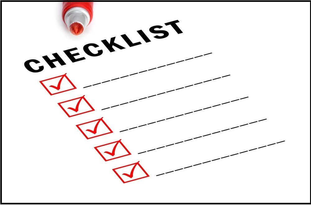 Walk Around Checklist After Job