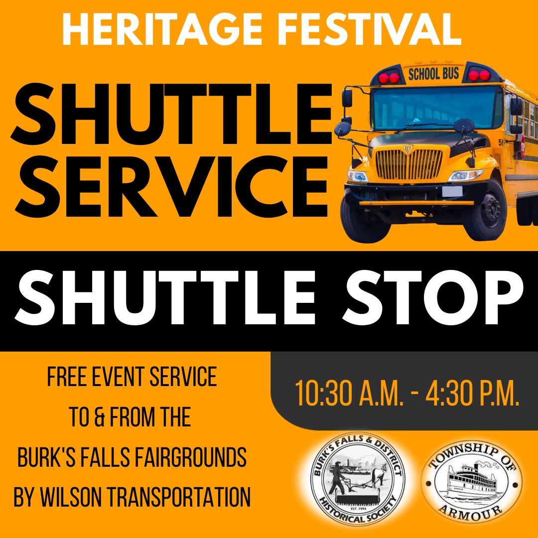 Heritage Festival Bus Shuttle Service Map