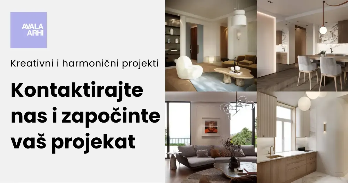 Kontakt Dizajn Enterijera i Projektovanje - Avala Arhi
