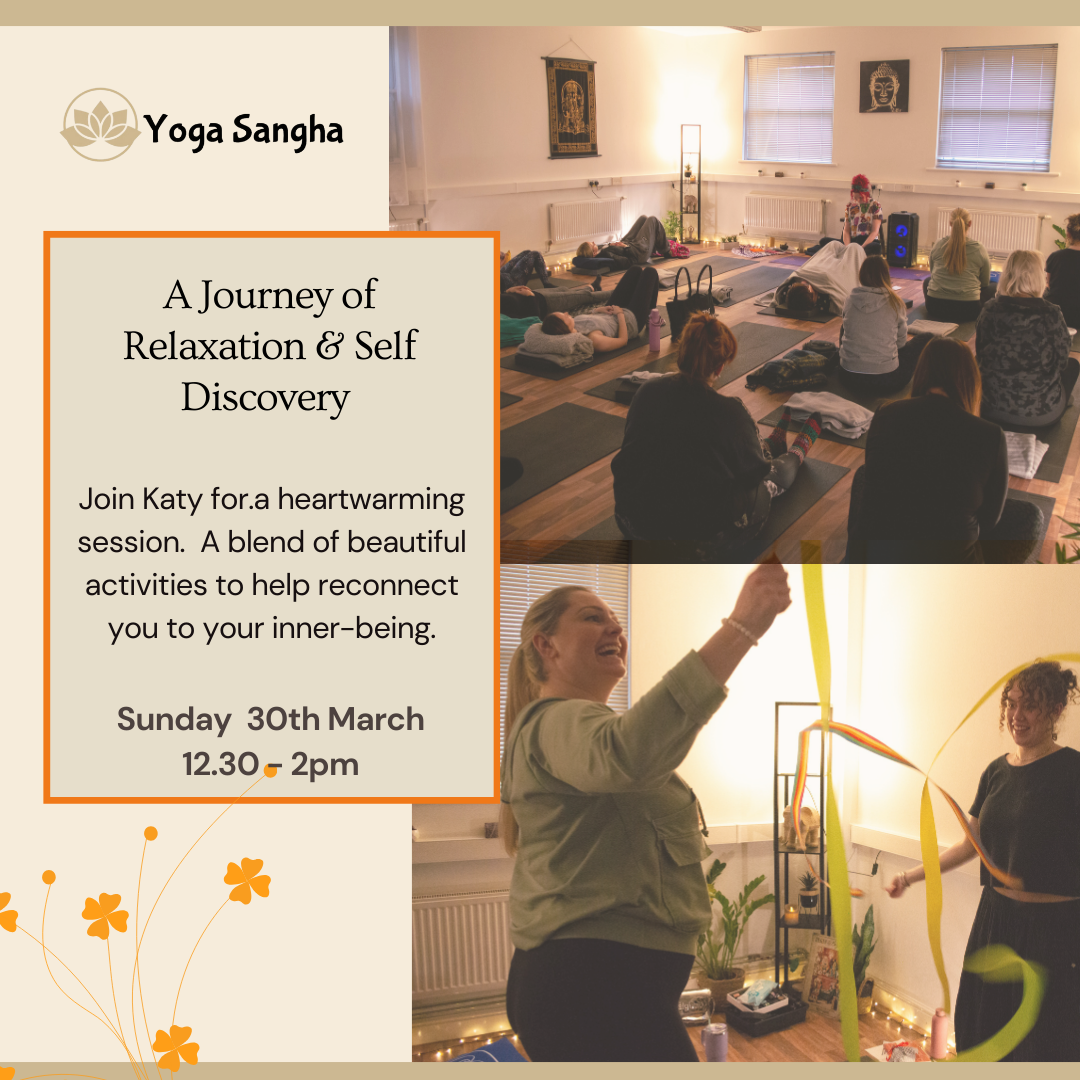 Events at Yoga Sangha. Community Wellbeing in Manchester