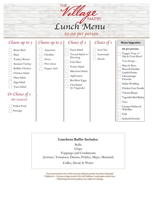 Shopping | Tyrone, PA | The Village Pantry