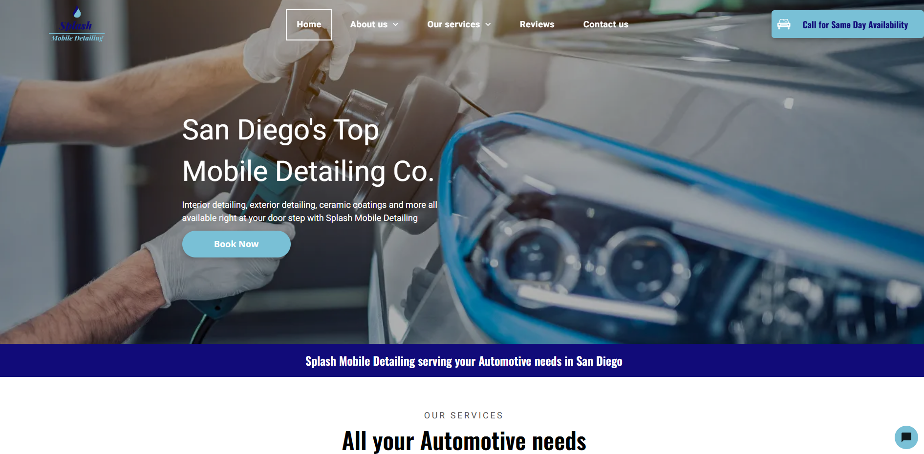 Contact Us | Reach Out Today | Splash Mobile Detailing