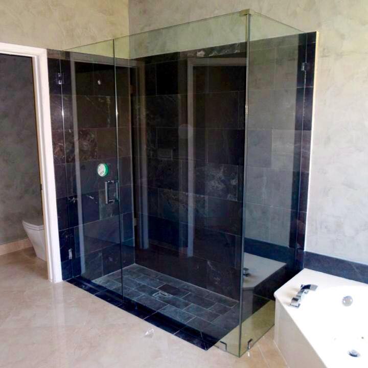 90 Degree Frameless Showers Superior Frameless Showers