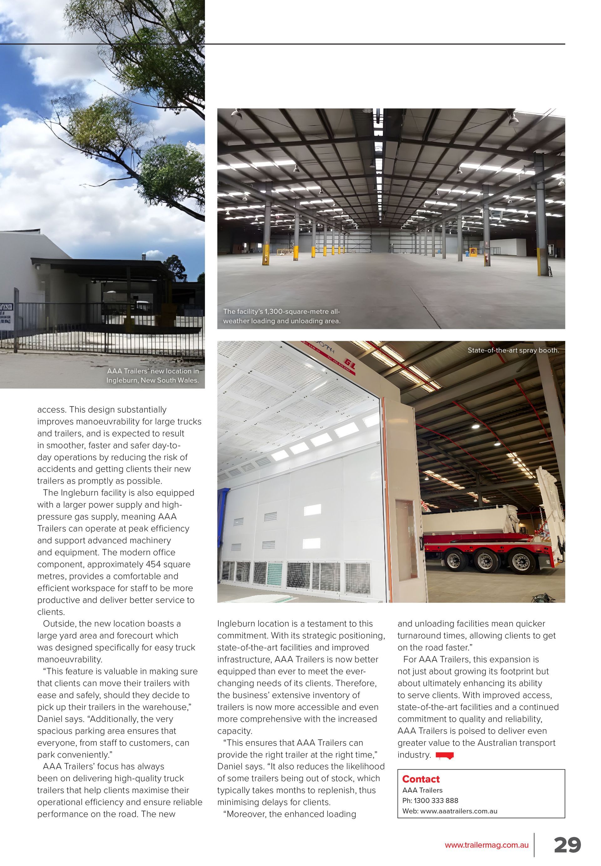 An Inside Look At AAA Trailers' New NSW Location