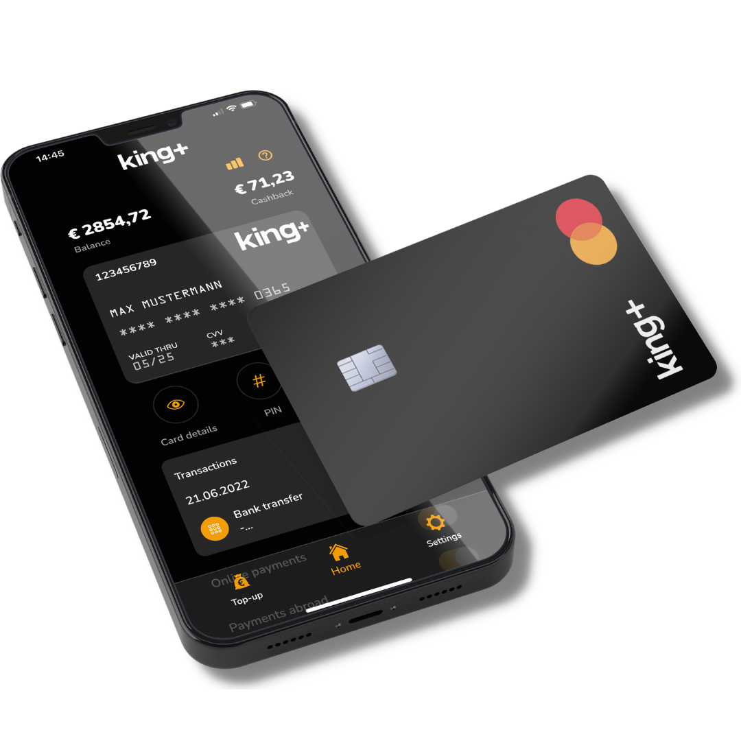 Dein Logo, dein Name auf deiner Karte.