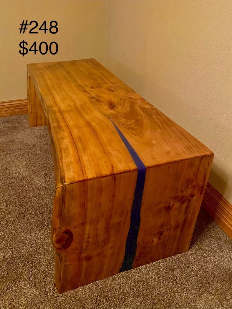 Custom Resin Benches | Bismarck, ND | Dakota Live Edge
