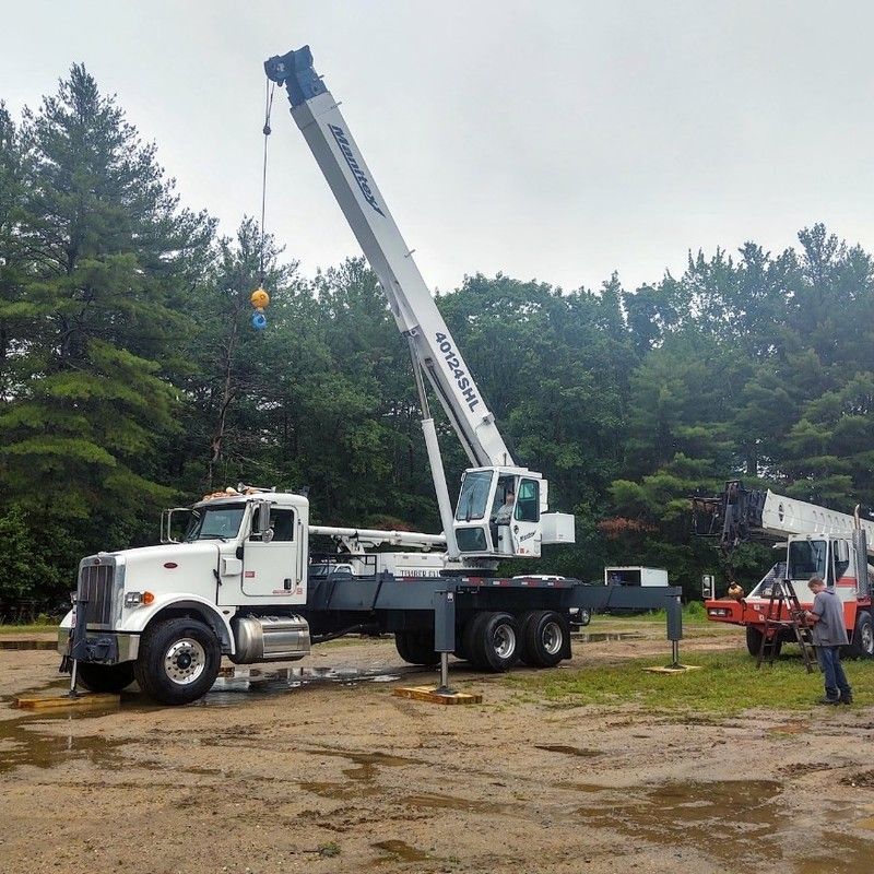 Crane Tree Work | Timber Falls Tree Care Service