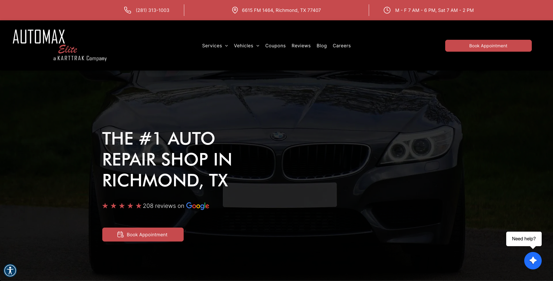 Your Premier Auto Shop in Richmond, TX | Automax Elite