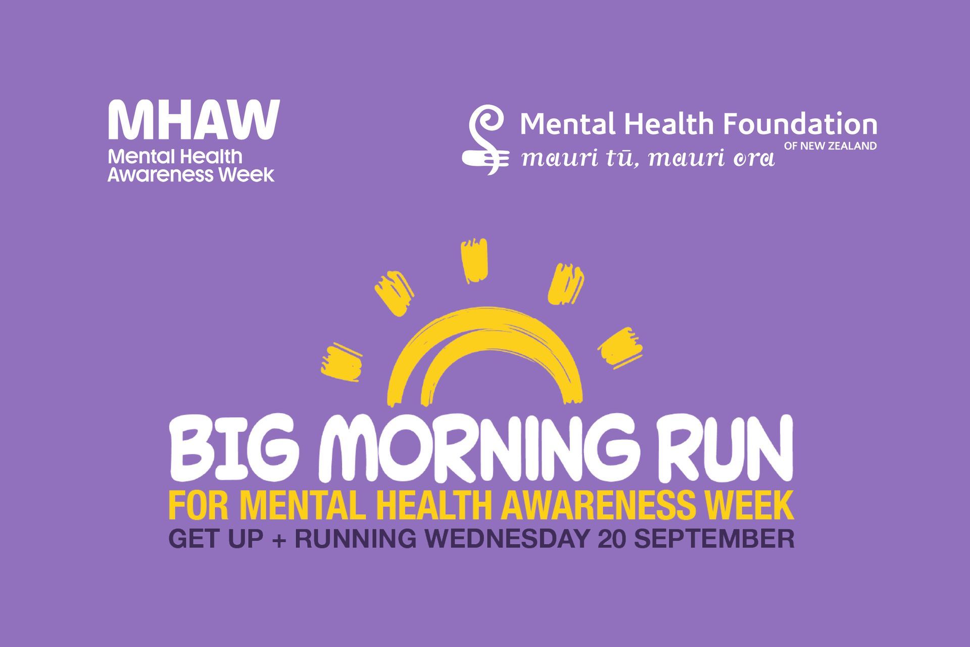 Big Morning Run for MHAW | Wed 25 Sept