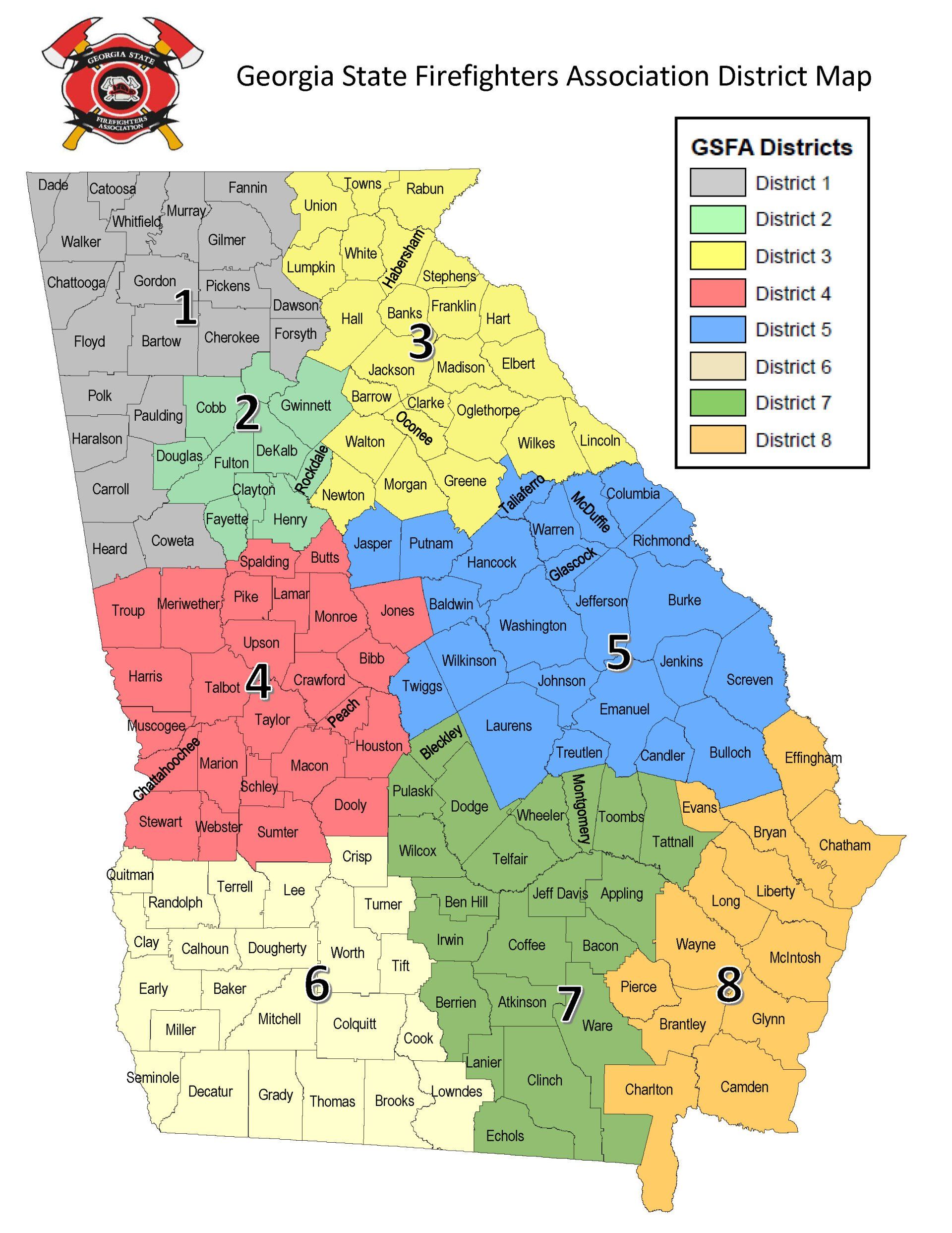 District Representatives | The Georgia State Firefighters Association