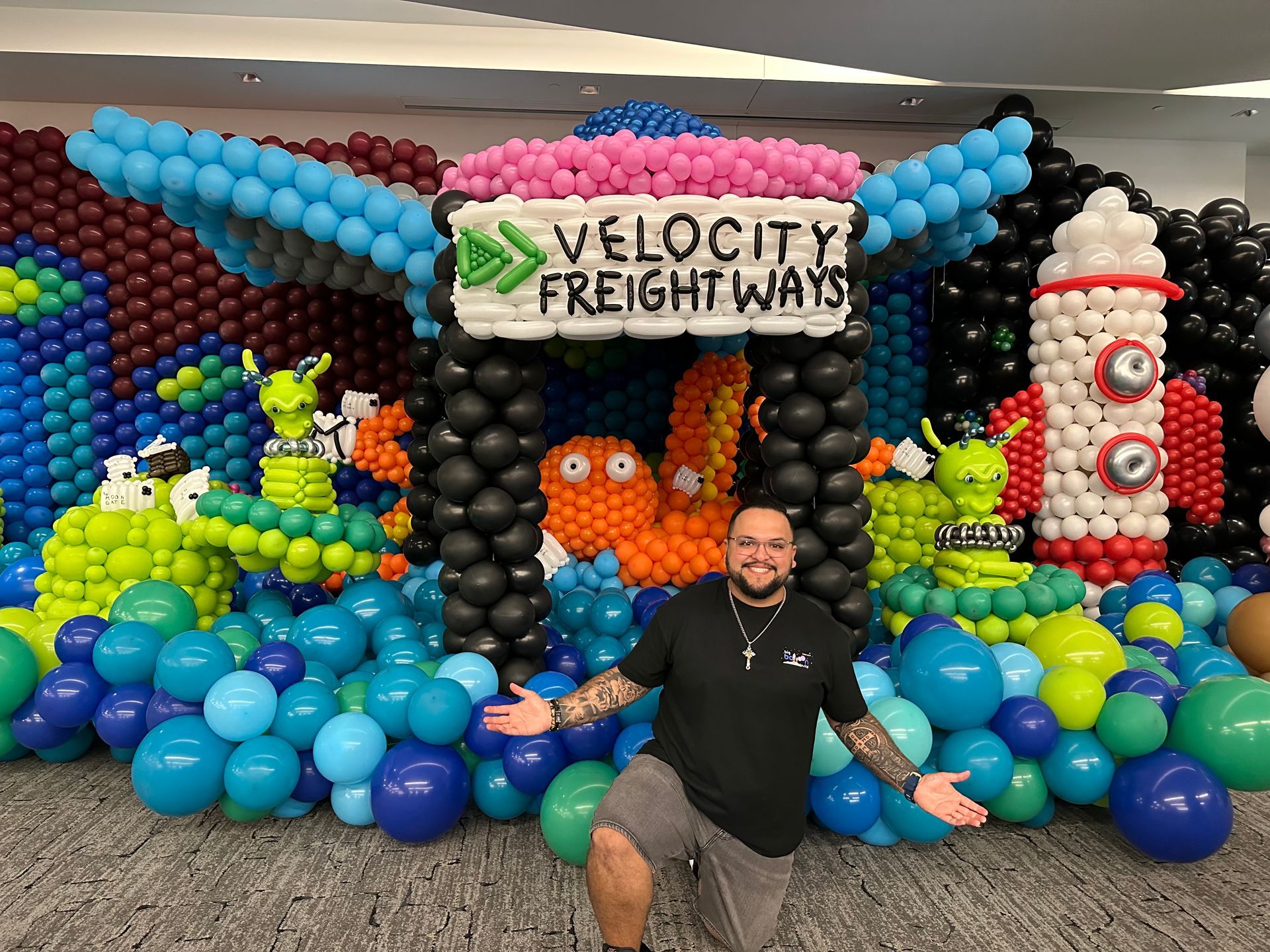 Today's Balloons at The Big Balloon Build Colorado