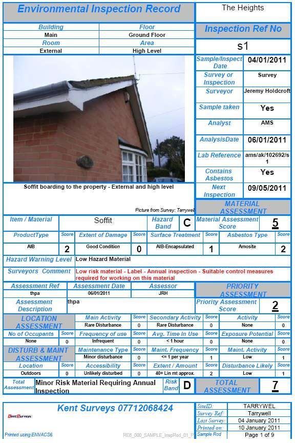 Kent Surveys asbestos services in Kent