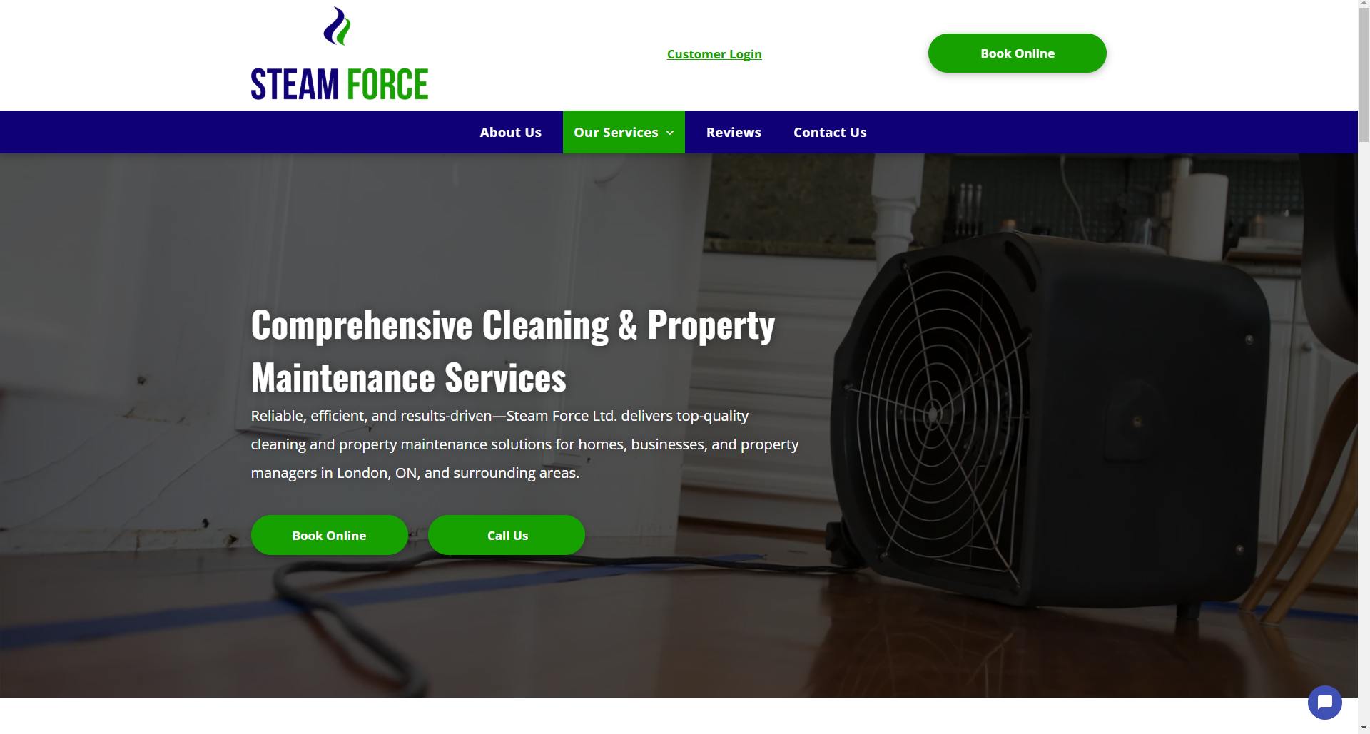 Professional Cleaning Services - London, ON - Steam Force