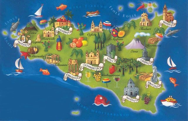Ibla Tour Licata Sicily Map