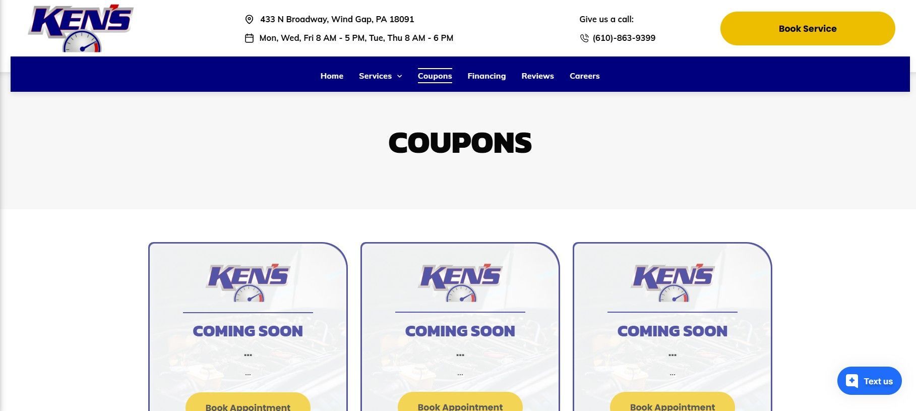 Auto Repair Coupons in Wind Gap, PA | Ken's Auto Repair