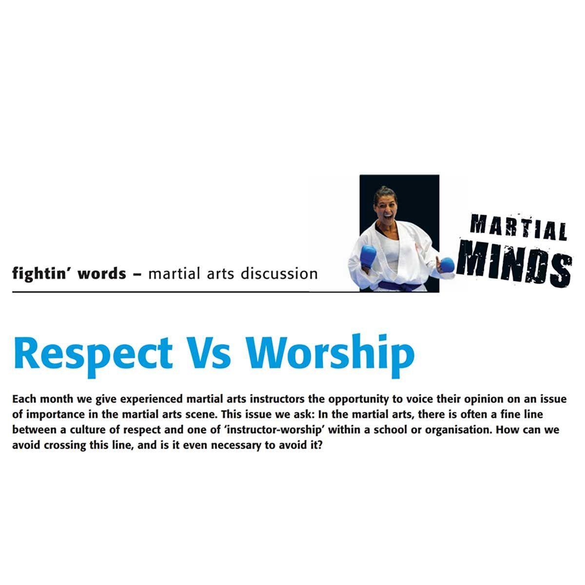 RESPECT vs. WORSHIP