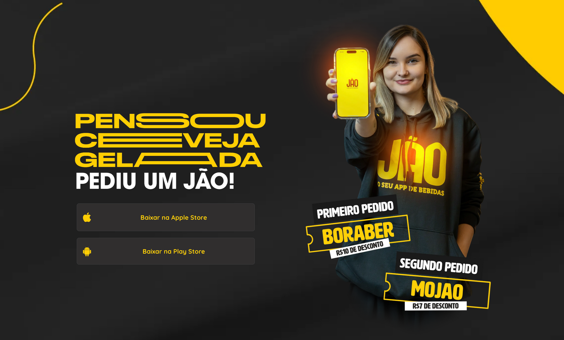 Baixe o aplicativo Jão Delivery de Bebidas