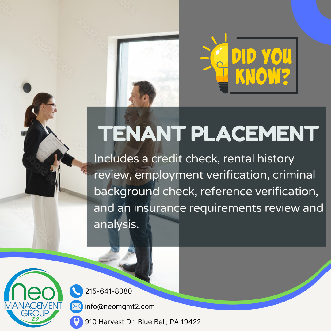 The Importance of Thorough Tenant Placement