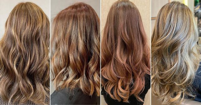 multi coloured highlights