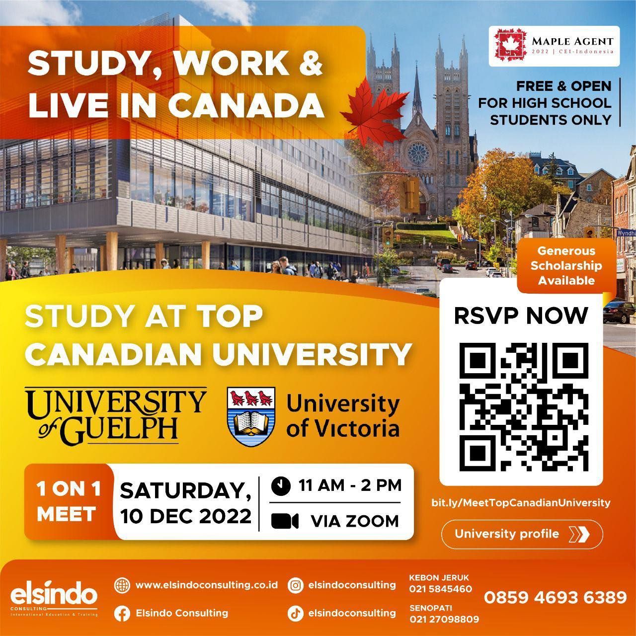 Info Session: 𝐒𝐭𝐮𝐝𝐲 𝐚𝐭 𝐭𝐰𝐨 𝐨𝐟 𝐂𝐚𝐧𝐚𝐝𝐚’𝐬 𝐭𝐨𝐩 𝐮𝐧𝐢𝐯𝐞𝐫𝐬𝐢𝐭𝐢𝐞𝐬!