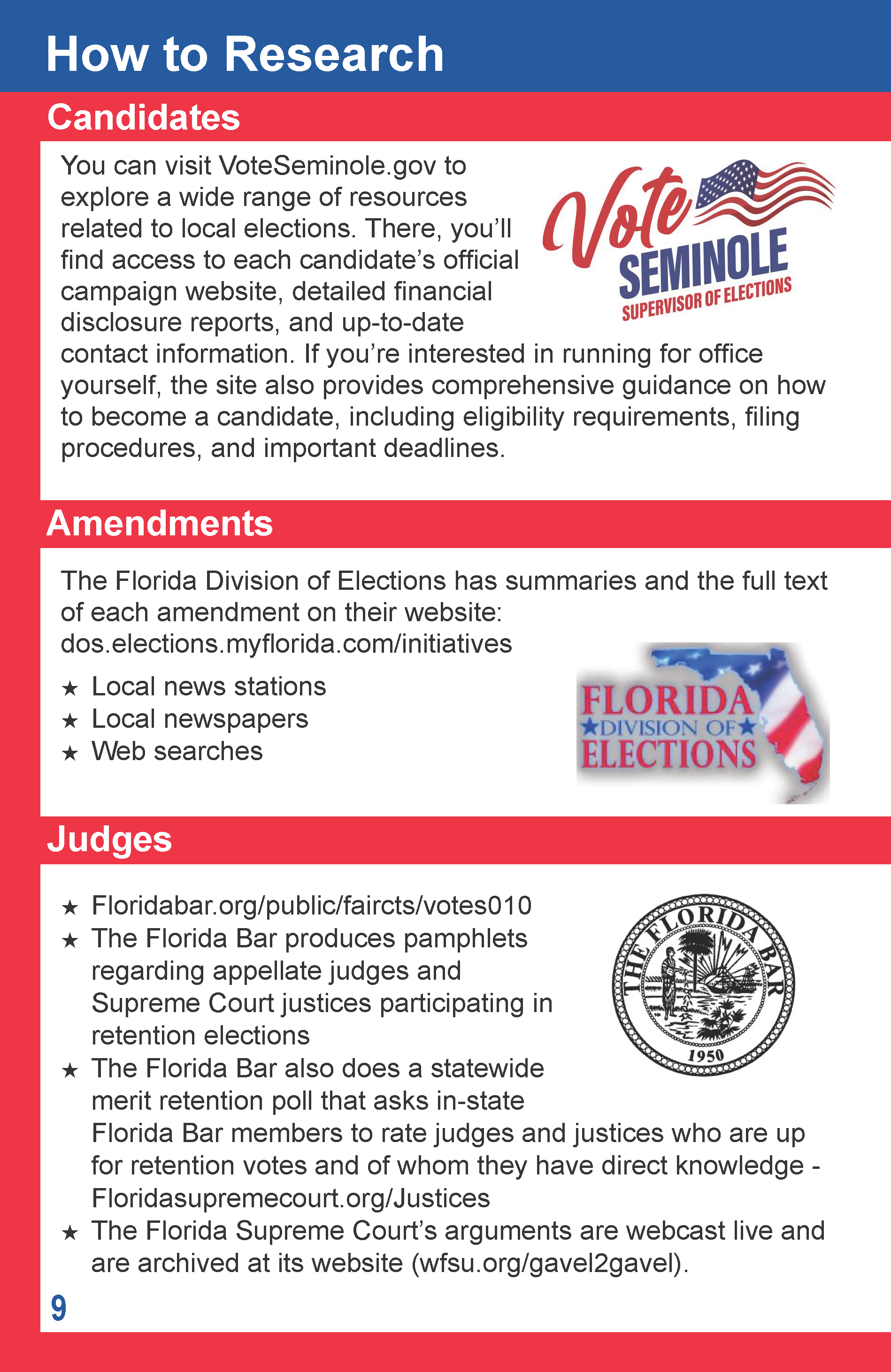 Voter Guide | Amy Pennock | Seminole County Supervisor of Elections | # ...