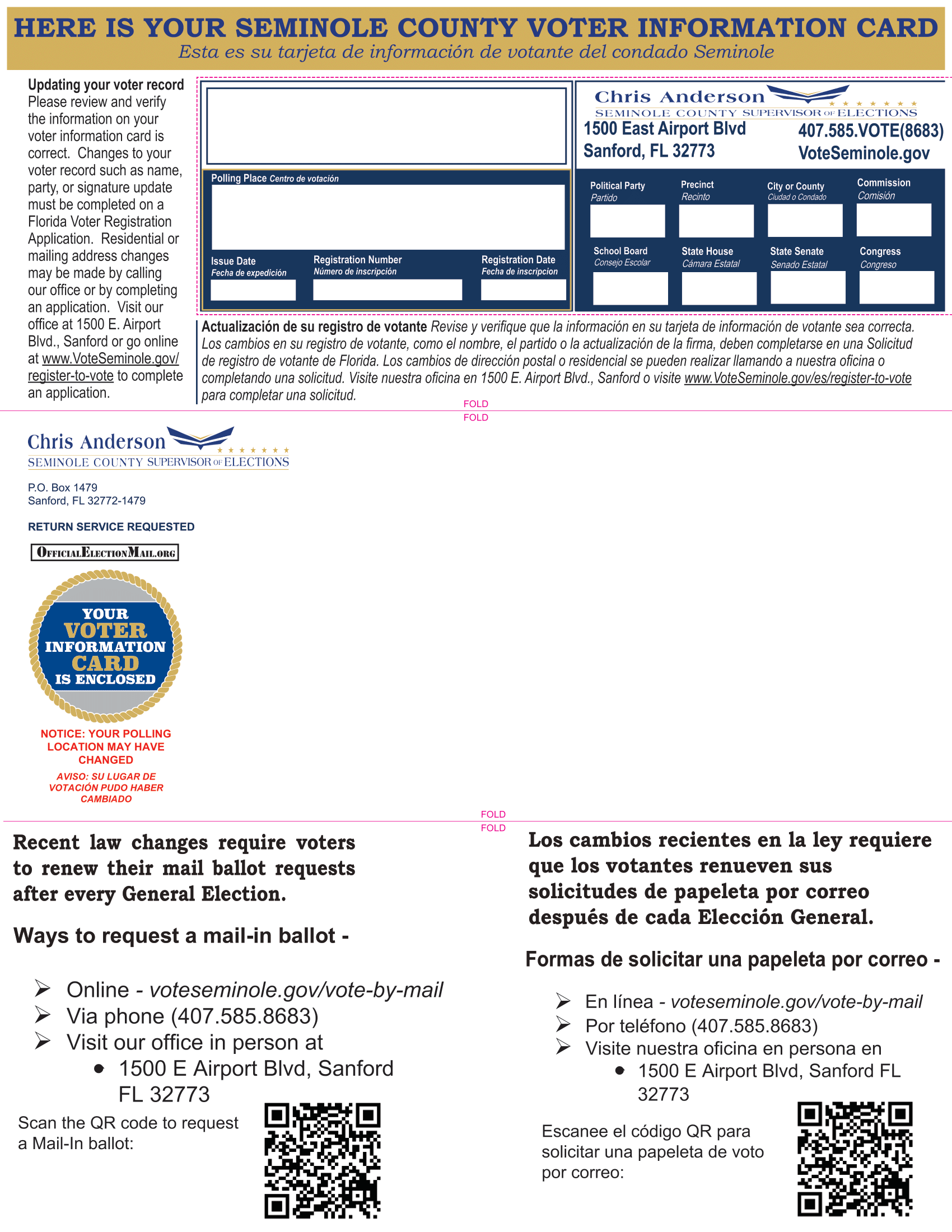 OfficialElectionMail.org | Amy Pennock | Seminole County Supervisor of ...