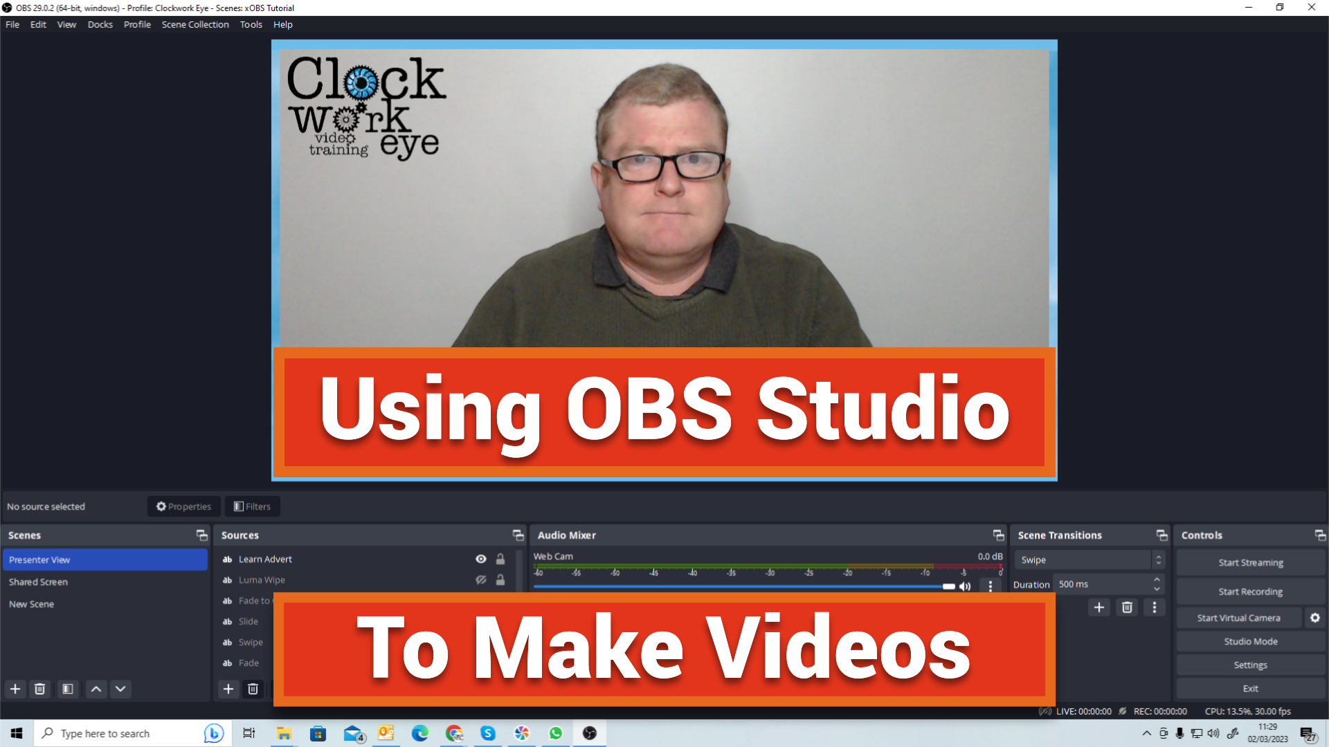 Creating videos with OBS Studio