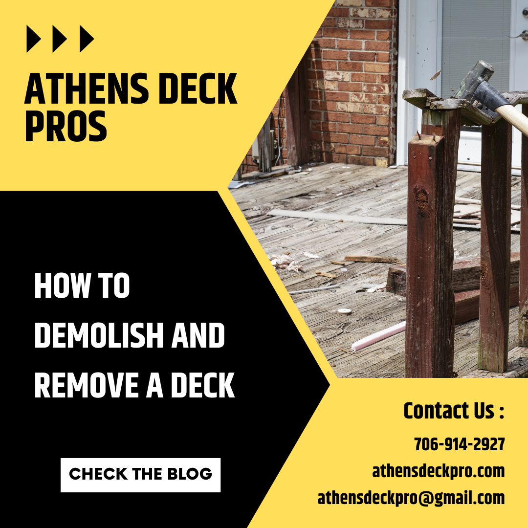 Our 6 Step Guide on How to Demolish and Remove a Deck
