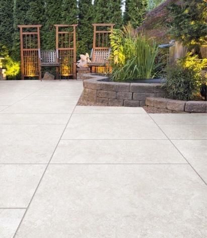 Large Square Pavers Patio