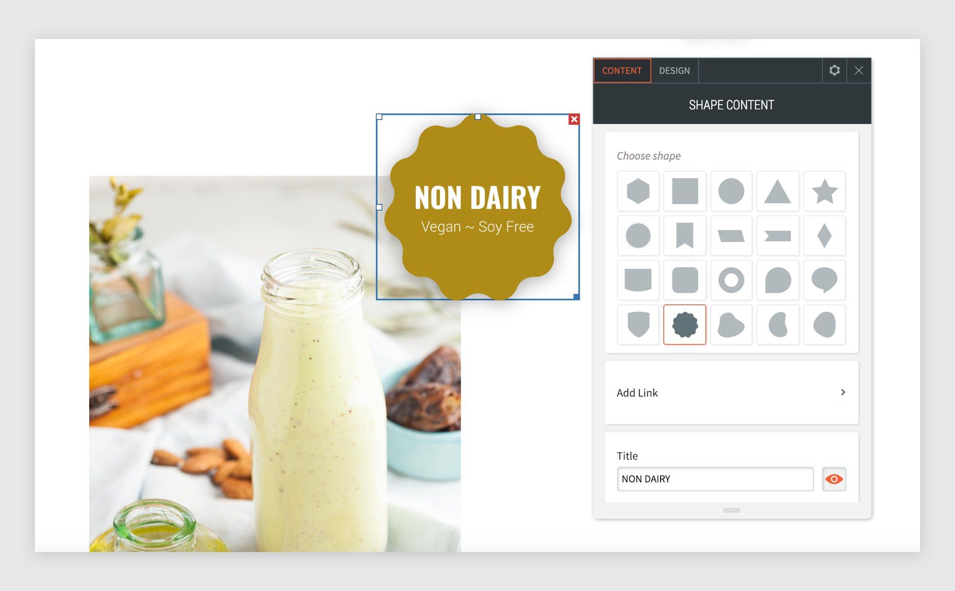 New Shapes Widget Helps Add Style to Your Site!