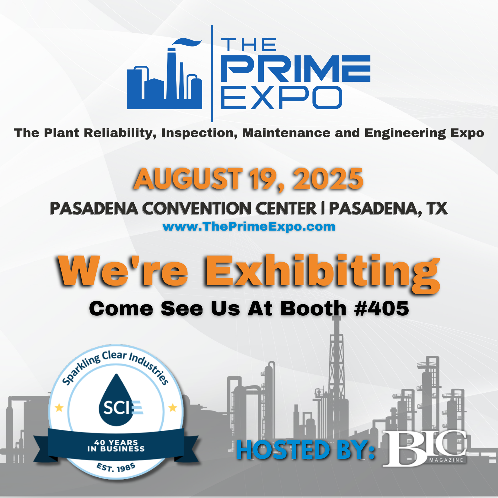 Save the Date! Find SCI at PRIME Expo 2025