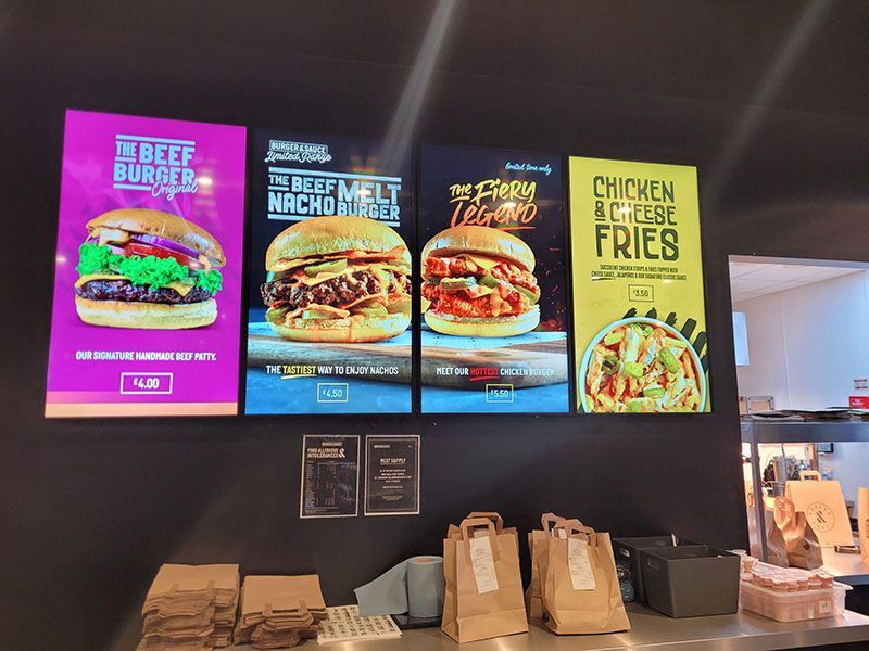 Network Digital Menu Boards 32"-55" | Display Components