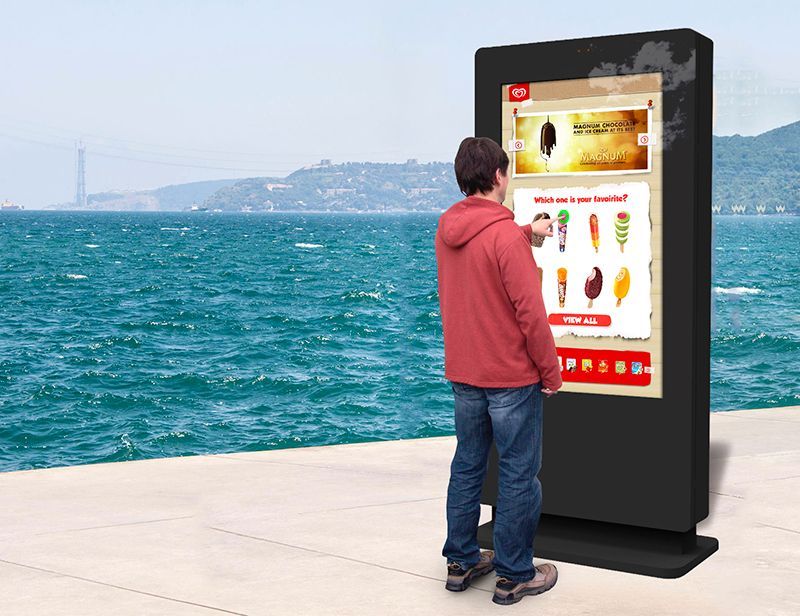 Freestanding PCAP Outdoor Touch Screen Posters 43"-75" | Ultra High ...