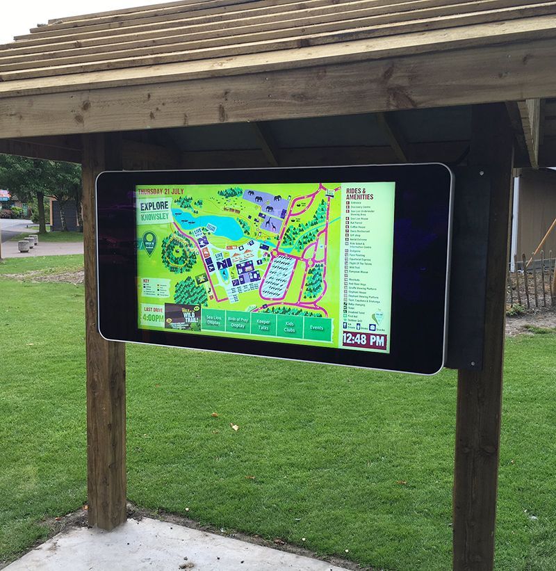 Wall-Mounted PCAP Outdoor Touch Screen 22"-86" | Digital Signage | UK