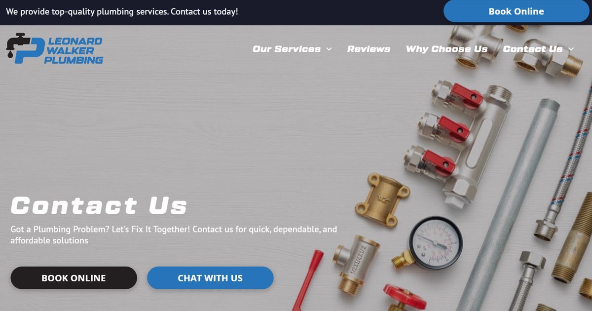 Contact Leonard Walker Plumbing LLC | Louisville, KY