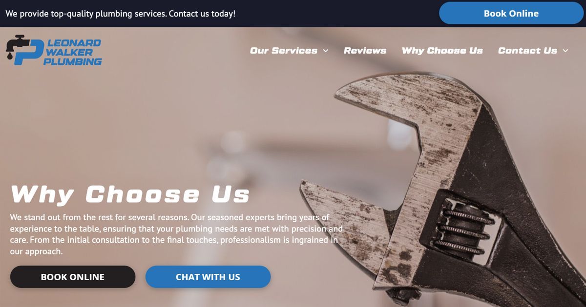 Why Choose Leonard Walker Plumbing LLC | Louisville, KY