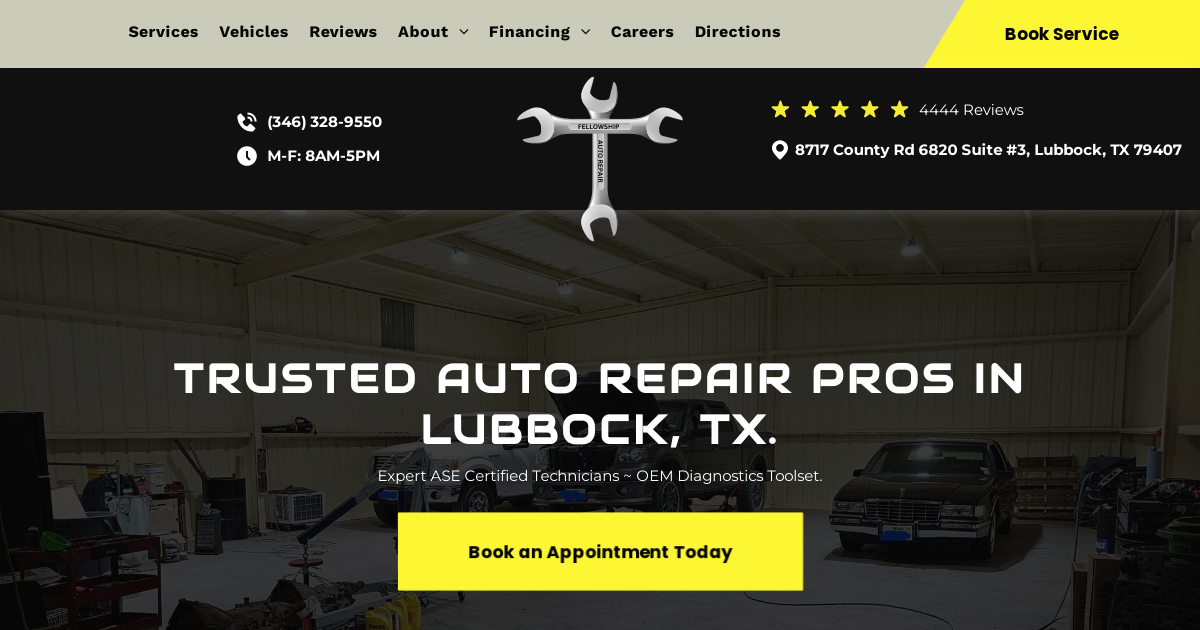 Auto Repair in Lubbock, TX | Fellowship Auto Repair