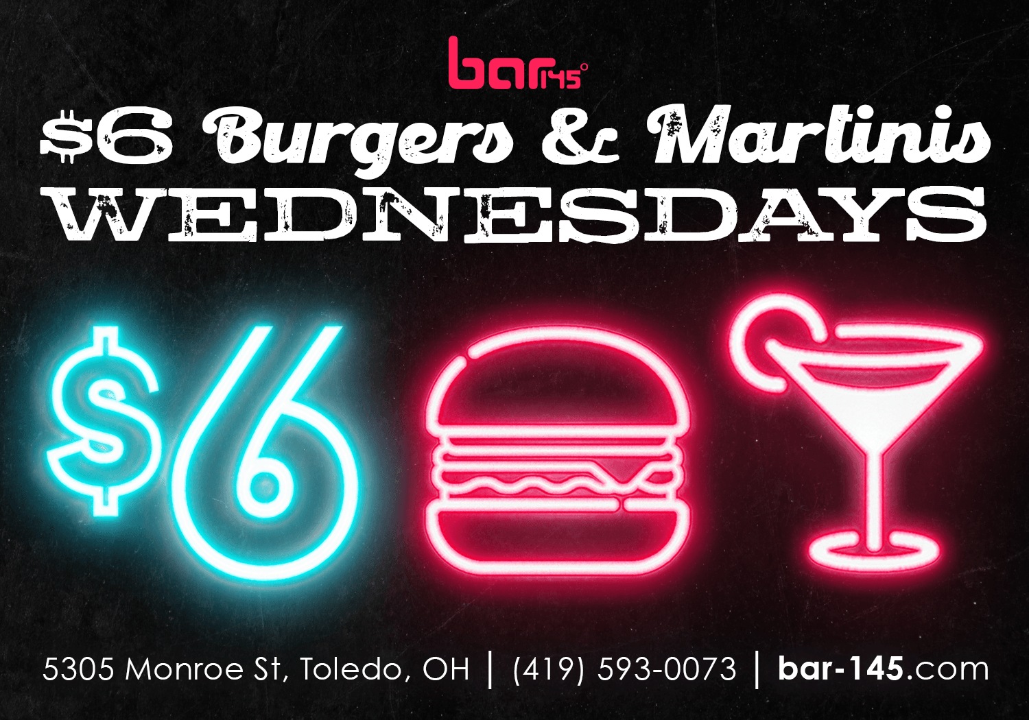 Food and Drink Specials {Bar 145} Toledo, Ohio