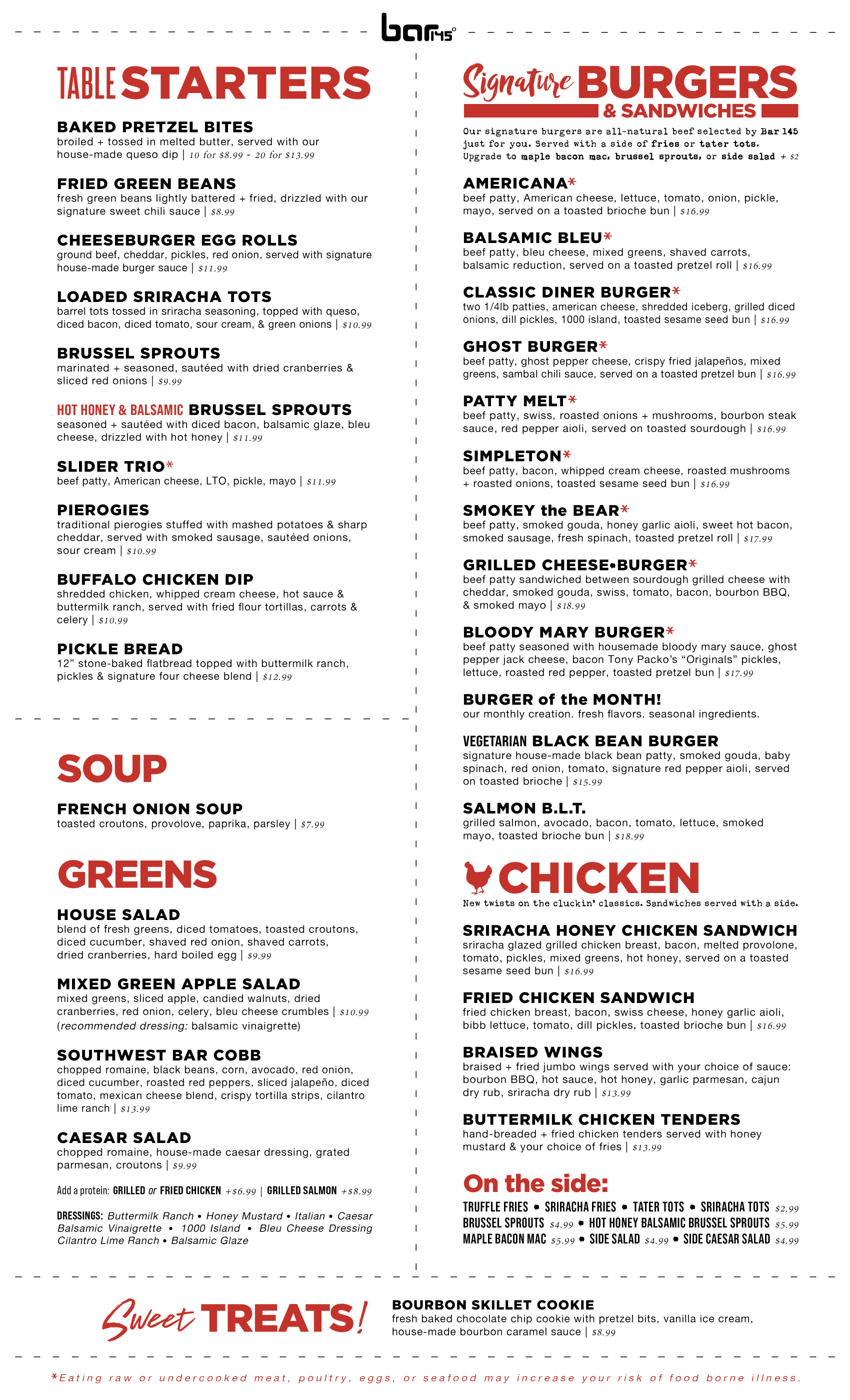 Main Menu {Bar 145} Toledo, Ohio