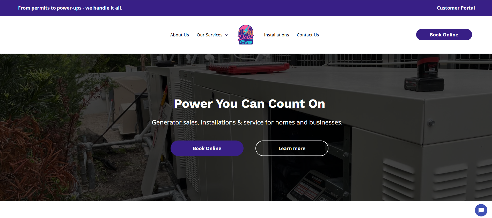 Generator Installation | Miami, FL | Dade Power Systems