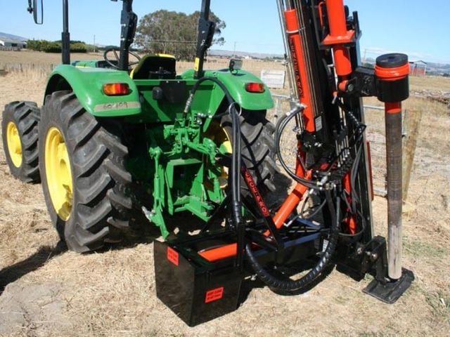 Wood Fence Post Pounder Dakota Post Driver For Skid Steers Haugen