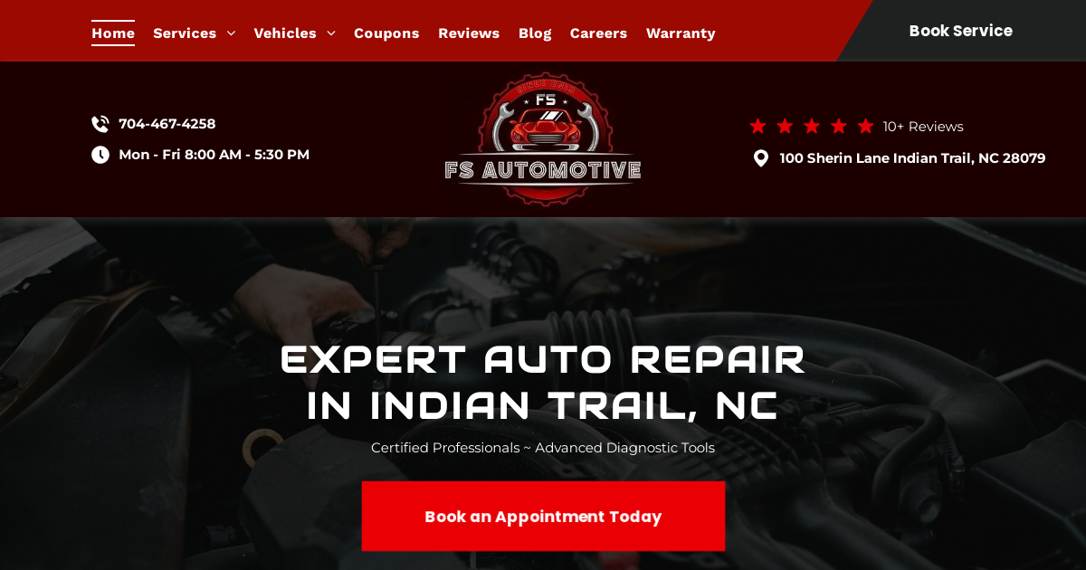 Mitsubishi Auto Repair - Indian Trail, NC | FS Automotive